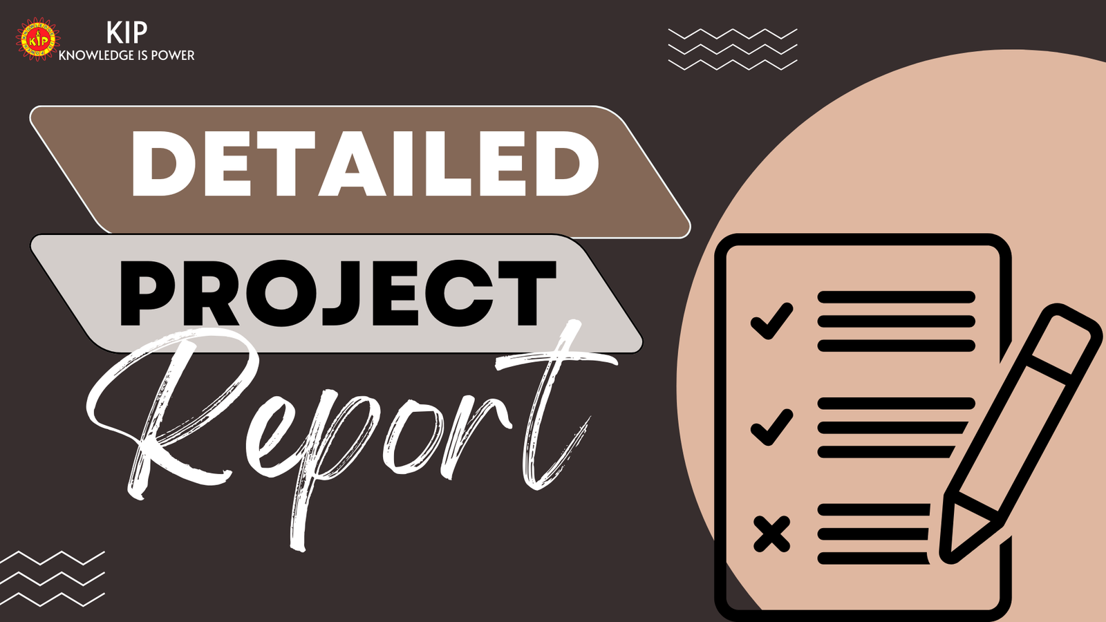 Detailed Project Report KIP Financial Consultancy Pvt Ltd