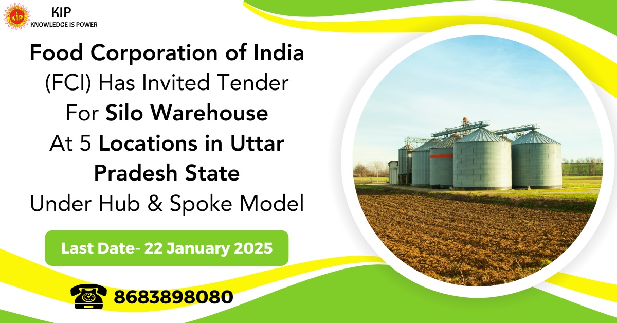 FCI Silo Tender in Uttar Pradesh - KIP Financial Consultancy Limited