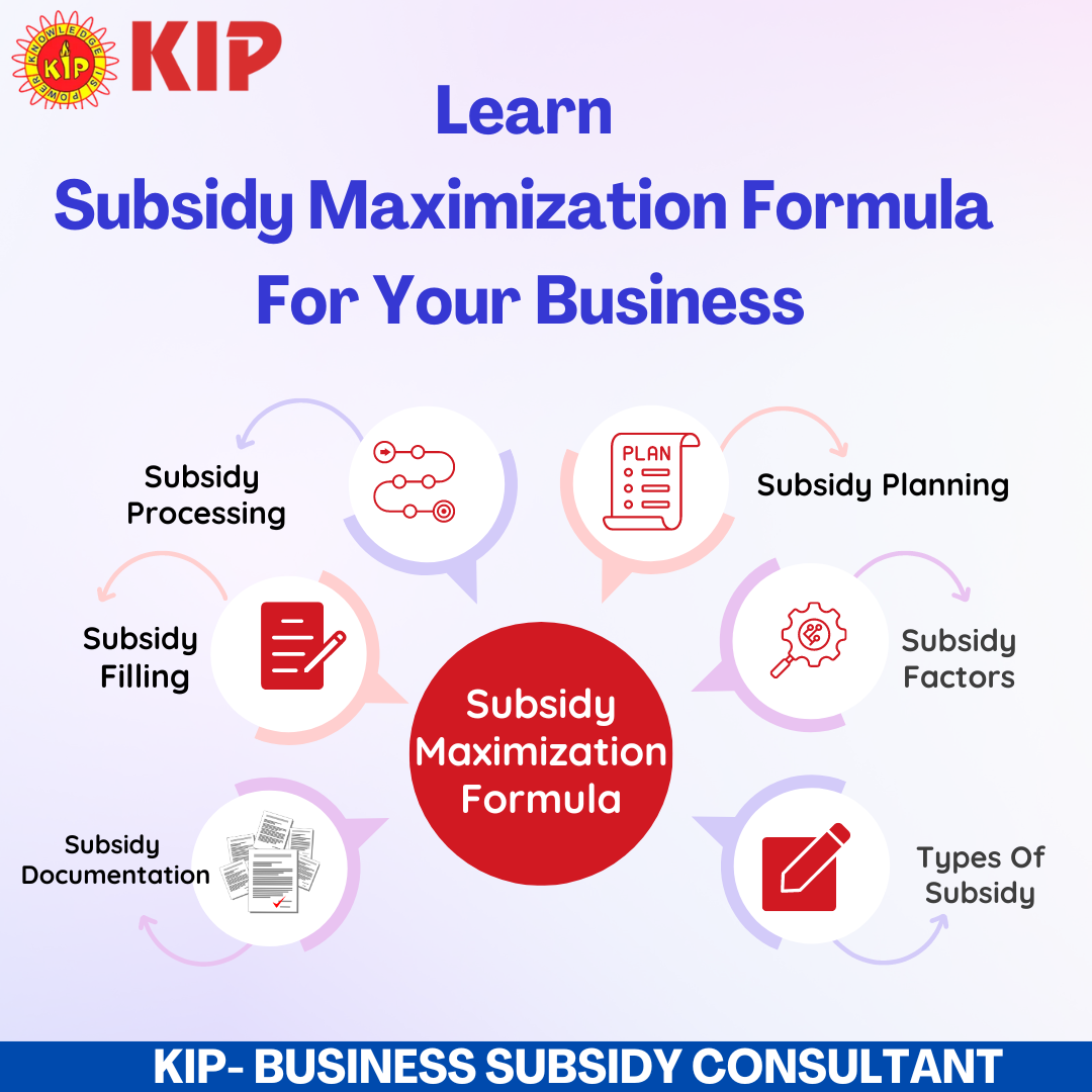 Subsidy Maximization Formula For Your New Business - KIP Financial ...