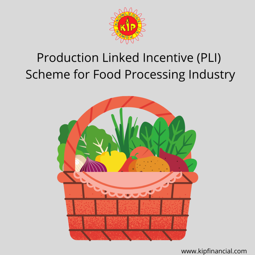 Production Linked Incentive Pli Scheme For Food Processing Industry